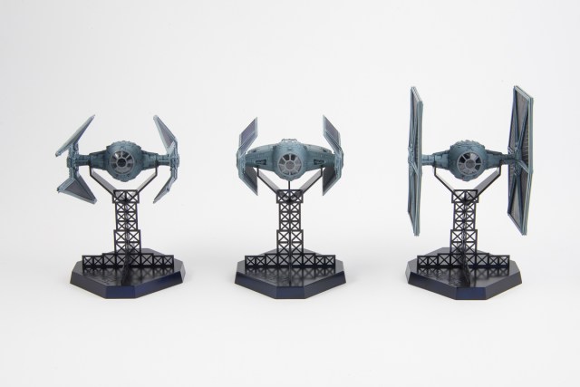 TIE trio (Fighter, Interceptor, Advanced) – VVS modelling