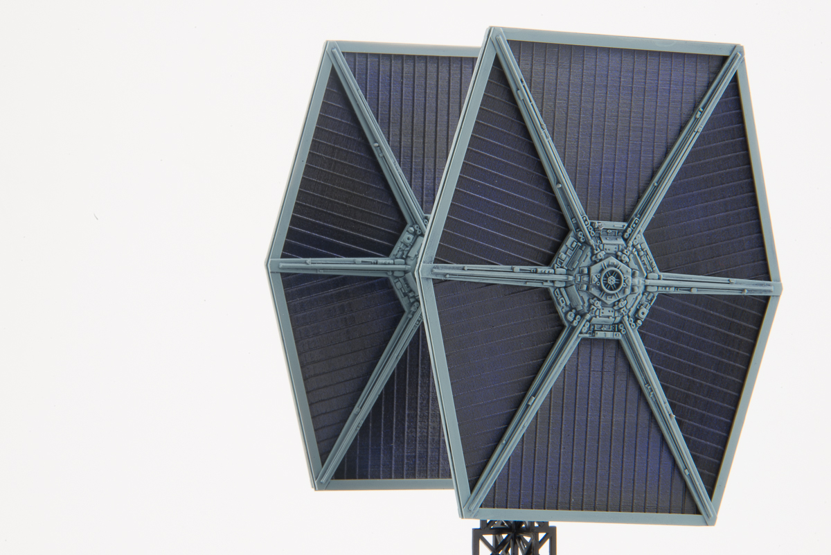 TIE trio (Fighter, Interceptor, Advanced) – VVS modelling